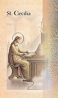 St. Cecilia Folded Prayer Card